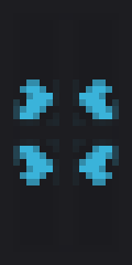 Snowflake/ Shield design Minecraft Banner