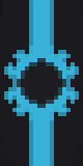 Ice portal Minecraft Banner