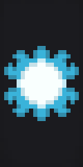 white and blue sun banner Minecraft Banner
