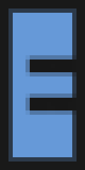 letter e Minecraft Banner