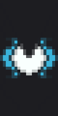 HEART WHITE & BLUE / BLACK BASE Minecraft Banner