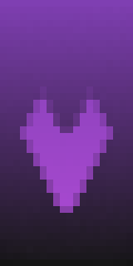 Purple Heart Minecraft Banner