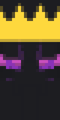 Enderman with a crown Minecraft Banner
