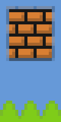 Super Mario Bros. Minecraft Banner