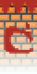 Thing on Bricks Minecraft Banner