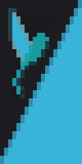 Blue bird Minecraft Banner