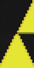 Triforce (Left) Minecraft Banner