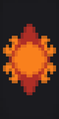 Red Sun Minecraft Banner