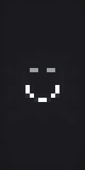 dark smiley face Minecraft Banner