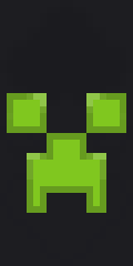 Dark Creeper Alt Minecraft Banner