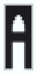 Letter A Minecraft Banner