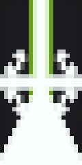 Pyramid Lime Beam Minecraft Banner