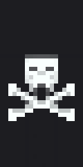 Skull with fangs Minecraft Banner
