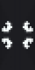 4chan white black Minecraft Banner