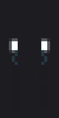 Crying White Eyes Minecraft Banner