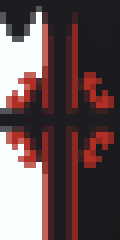 Black and Red Minecraft Banner