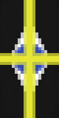 Tricolor Diamond Minecraft Banner