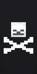 pirate{sideways] Minecraft Banner