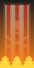 jail skeleton under lava Minecraft Banner