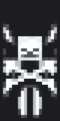 Skeleton monster Minecraft Banner