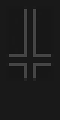 inverted cross Minecraft Banner