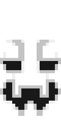 Awesome Skeleton Face Minecraft Banner