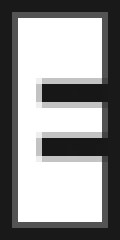 Letter E Minecraft Banner