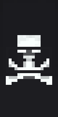 Black and White meme banner logo Minecraft Banner