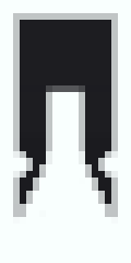 Letter Omega Ω from greek alphabet Minecraft Banner