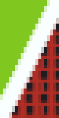 (shield) watermelon slice Minecraft Banner