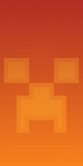 Lava creeper Minecraft Banner