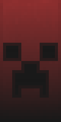 Red Creeper Minecraft Banner