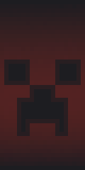 Red Creeper Minecraft Banner