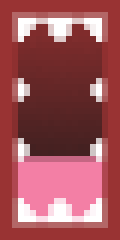 Redstone Worm Mouth Minecraft Banner