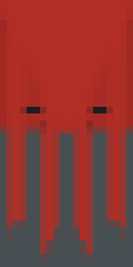 Red Squid Minecraft Banner