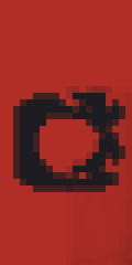 oroborous red Minecraft Banner