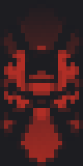 reds pretty pog skull banner Minecraft Banner