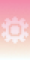 Ombre Pink Flower Minecraft Banner