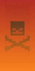 Nether skeleton Minecraft Banner