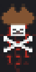 Bloody Pirate Flag Minecraft Banner