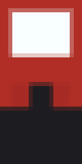 Red Amongus Minecraft Banner