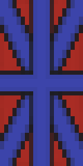 Reverse UK Flag Minecraft Banner