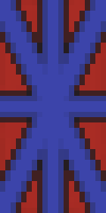Reverse United Kingdom Minecraft Banner