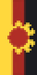 East German flag Minecraft Banner