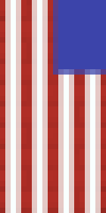 American Flag Minecraft Banner