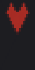 Minecraft '1 heart left' banner Minecraft Banner