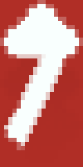 Red Axe Minecraft Banner