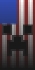 Creeper Rules America Flag Minecraft Banner