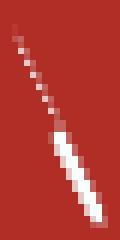 Red Knife Minecraft Banner