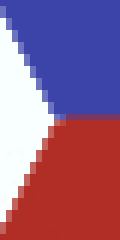 Vertical Philippine Flag Minecraft Banner